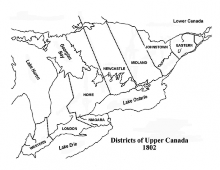 Early Districts of Upper Canada – Linda Corupe, UE | Genealogy & Family ...